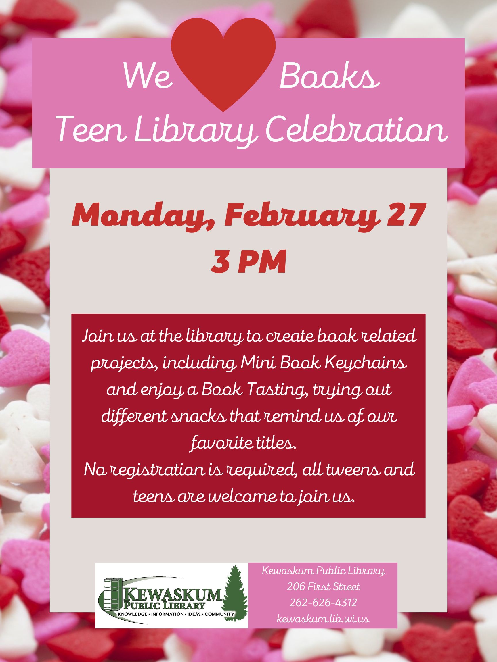 Teen Programs – Kewaskum Public Library